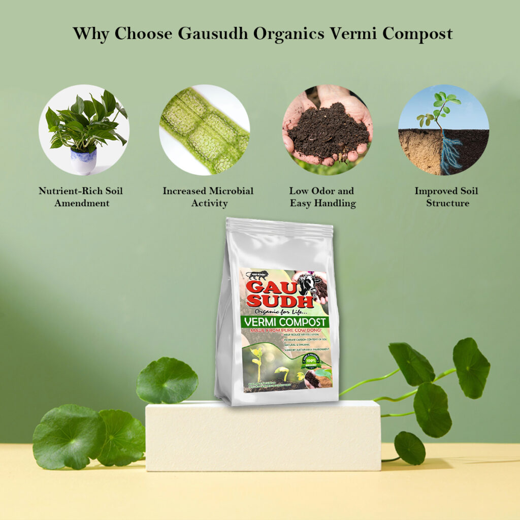 Organic Earthworm Castings Nature’s Nutrient-Rich Fertilizer 5 Kg – Gau ...